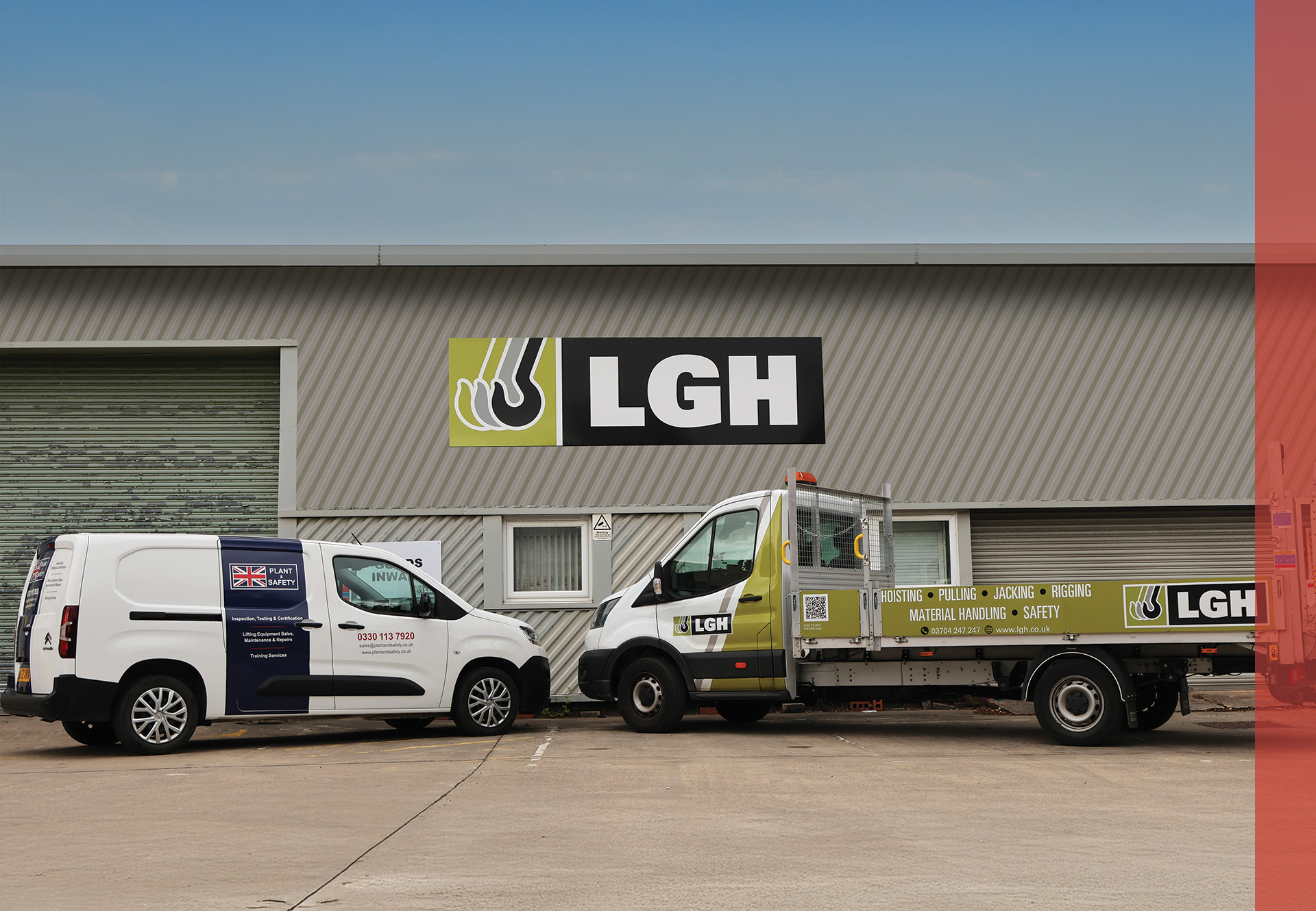 Plant and Safety has partnered with LGH to provide independent lifting ...